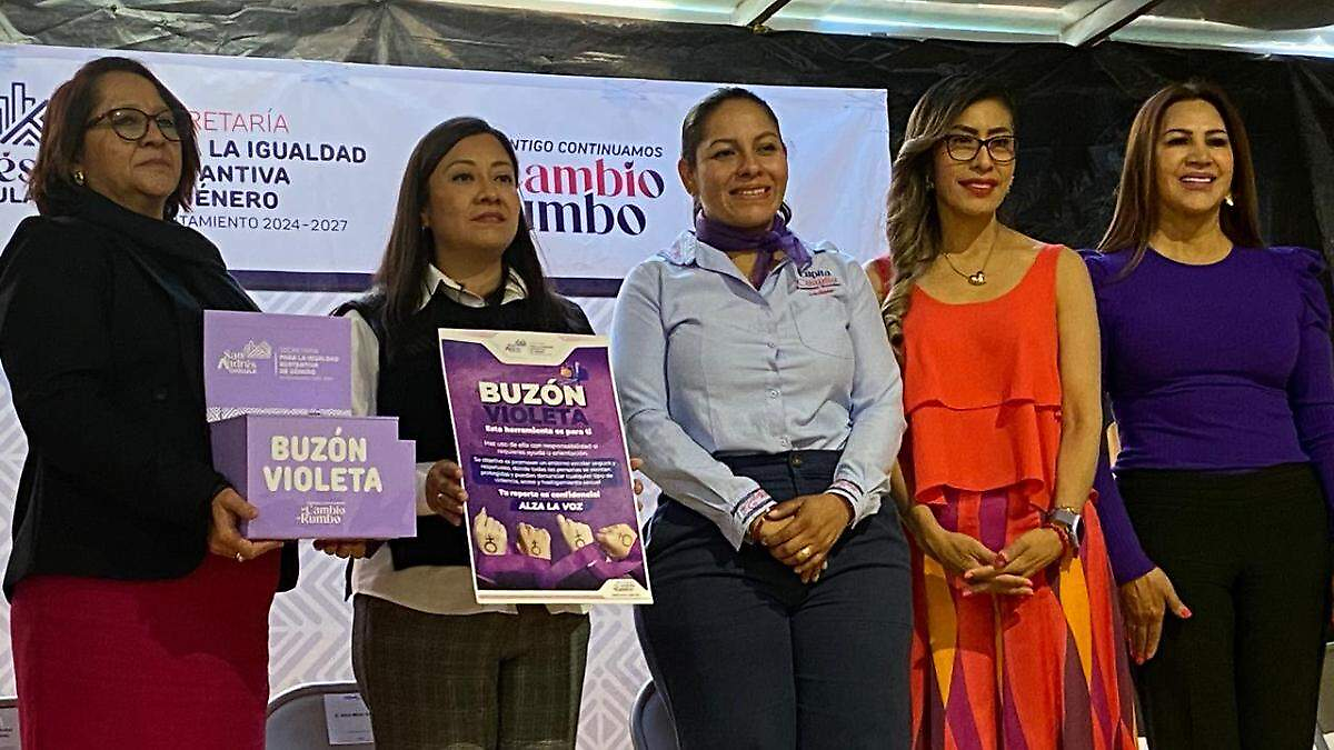 Llevan Buzón Violeta a las escuelas de San Andrés Cholula - El Sol de ...